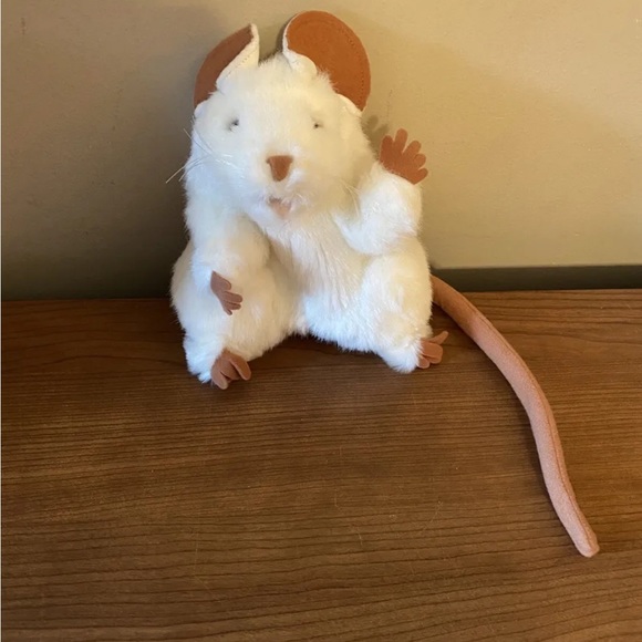 Toys | Folkmanis 7 White Mouse Rat Hand Puppet Plush Folktails Long ...